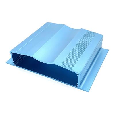 Cina Recinzione di alluminio di CNC di scoppio blu della sabbia per l'anti ruggine di elettronica in vendita