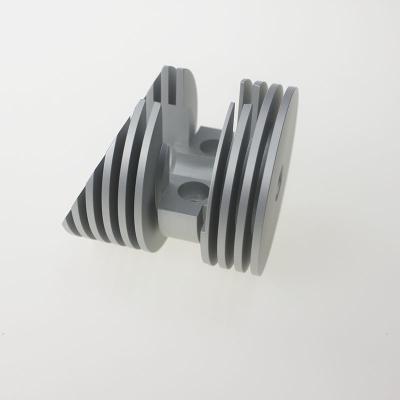 Cina Industrial CNC Precision Machining LED Lighting Heat Sink With Anodizing Grey in vendita