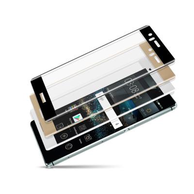 China 0.33mm 3D Curved Edge To Edge Full Cover Tempered Glass Screen Protector For Huawei P9 for sale
