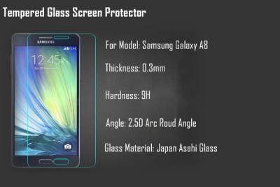 China 0.33mm Shatterproof Tempered Glass Screen Protector For Samsung galaxy A8 for sale
