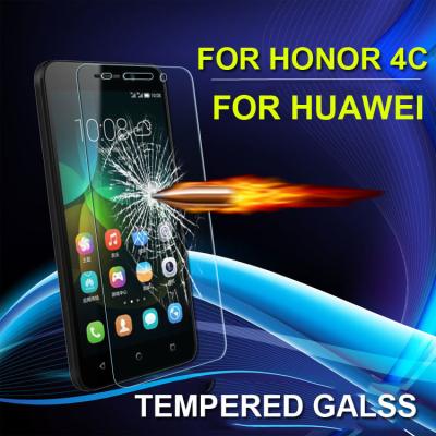 China 0.33mm 9H Hardness Tempered Glass Screen Protector For Huawei Honor 4C for sale