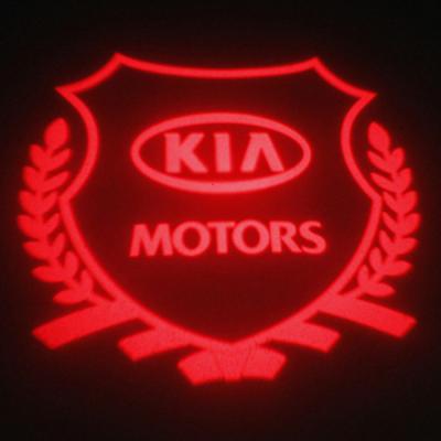 Cina il proiettore della porta di 7000K 3D LED accende il rosso con il logo dei MOTORI di KIA in vendita