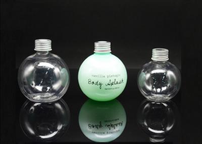 Cina bottiglie cosmetiche di plastica del profumo rotondo 200ml con il cappuccio di alluminio, dimensione del collo di 24mm in vendita