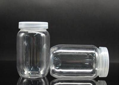 Cina Barattoli cosmetici di plastica del commestibile piccoli chiari con la vite sui coperchi, 240ml in vendita