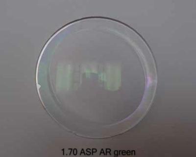 China 1.70 mineral glass lens HMC single vision lenses 70 for sale