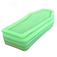 China Customized PVC inflatable coffin swimming pool float for sale