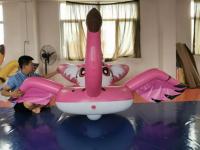 China Custom PVC Inflatable Fox Swim Ring 105cm Donut Pool Float with EN71 Certification for sale