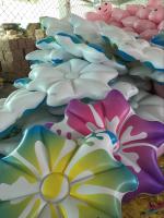 China custom exquisite high quality inflatable flower pool float mat for sale