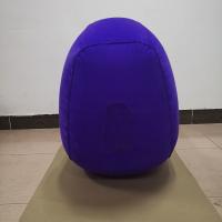 China Beile Customized PVC inflatable purple flocking sofas and chairs for sale