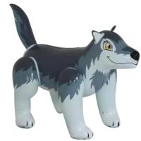 China Customized PVC Inflatable Wolf 8ft Long for Courtyard Decoration Outdoor Advertising for sale