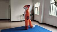 China Custom 6ft Inflatable Fox for Promotions Party Advertising PVC 0.4mm for sale