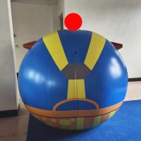 China PVC Inflatable Rolling Ball Suit Bouncing Suit 155cm Diameter Custom Logo for sale