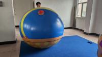 China PVC Inflatable Rolling Ball Suit Bouncing Suit 155cm Diameter Custom Logo for sale
