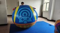China PVC Inflatable Rolling Ball Suit Bouncing Suit 155cm Diameter Custom Logo for sale