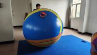 China PVC Inflatable Rolling Ball Suit Bouncing Suit 155cm Diameter Custom Logo for sale