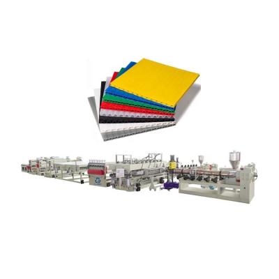 China PP polypropylene plastic hollow corrugated sheet Making Machine for sale