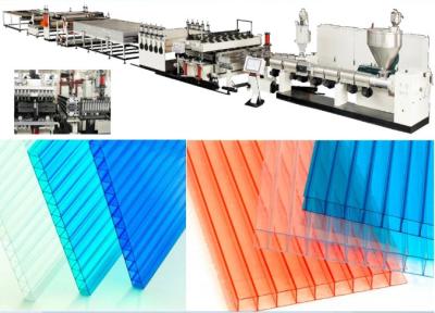 China Plastic machine factory plastic polypropylene hollow sheet board plate extruding machine for sale