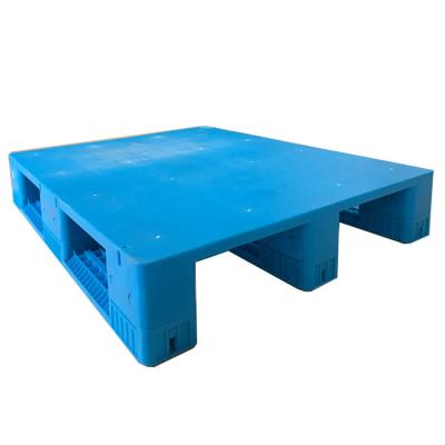 China Heavy Duty 3 Skids Plastic Pallet Price Food Grade Plastic Pallet for Beverage Industry for sale