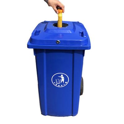 China Outdoor 660L 660A - 1 Four Wheels Mobile Plastic Recycle Garbage Container Bin for sale