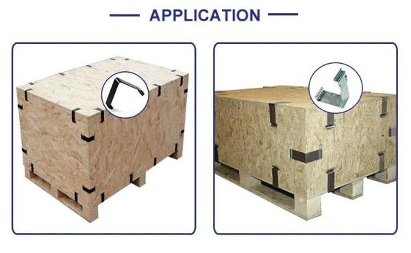 Quality Carbon Steel Stamping Punching Powered Zinc Plated Sheet Clamps Crate Clips for sale