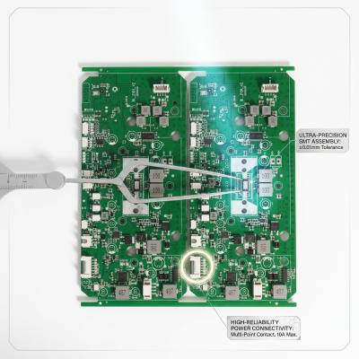 China Precise SMT Audio Amplifier PCB Assembly One Stop Turnkey BGA PCB Assembly FR4 ENIG for sale