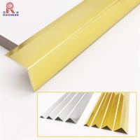 China Transition Profile Aluminium L Shape Trim Ceramic Edge Protector Angle Strips for sale