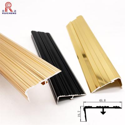 China Rubbertussenvoegsel Geanodiseerde Aluminiumtrede die niet Misstap besnuffelen 0.4mm - 5mm Dikte Te koop