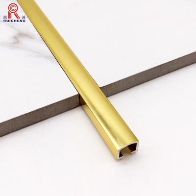 Cina Accessori per piastrelle in ceramica da 2,4 m Profilo decorativo Listello in alluminio anodizzato per piastrelle in vendita