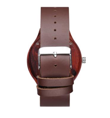 Cina L'esposizione analogica del quadrante progetta gli orologi per il cliente, uomini impermeabilizza l'orologio del legno in vendita
