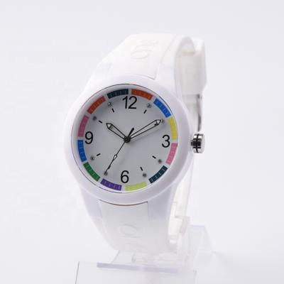 Cina Crono orologio degli uomini del silicone con il movimento DWG di Miyota 6P29--R0234 in vendita