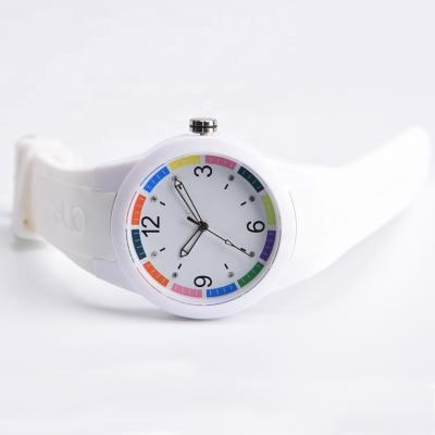 Cina Crono orologio degli uomini del silicone con il movimento DWG di Miyota 6P29--R0234 in vendita