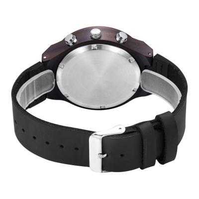 Cina Di legno progetti gli orologi per il cliente con colore del nero dell'esposizione della piuma di settimana della data in vendita