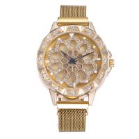 China Rotating Dial Leather Strap Quartz Watch Personalized Multicolor for sale
