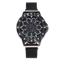 China Rotating Dial Leather Strap Quartz Watch Personalized Multicolor for sale
