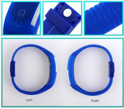 Cina Orologio sportivo del silicone della custodia in plastica LED Digital con movimento elettronico cinese in vendita
