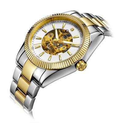 Cina CE placcato oro ROHS degli orologi degli uomini automatici popolari approvato in vendita