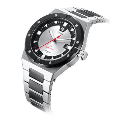 Cina Gli orologi degli uomini automatici d'argento, orologio automatico impermeabile dell'acciaio inossidabile in vendita
