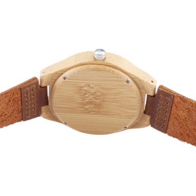 Cina Orologio di legno minimalista del quarzo delle donne, orologio di bambù con il movimento del quarzo in vendita