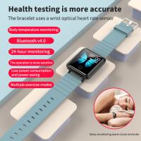 China Touch Screen 1.3 Inch Display Body Temperature Smartwatch for sale