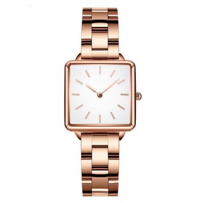 China Resistente di acqua dell'orologio di acciaio inossidabile del quarzo del quadrato delle donne 3ATM for sale