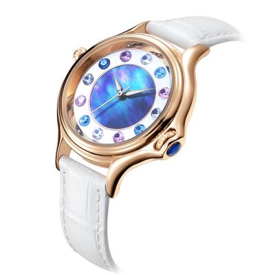 China Mãe de Peral Shell Face Alloy Quartz Watch relógio de um à prova de água de 30 medidores à venda