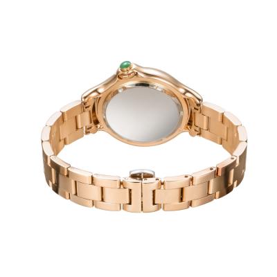 China De maniervrouwen legeren de Horlogesluxe Rose Gold Waterproof van het Dameskwarts Te koop