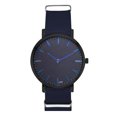 Cina movimento di nylon unisex del cinturino di orologi di acciaio inossidabile di caso di 38mm GL33 in vendita