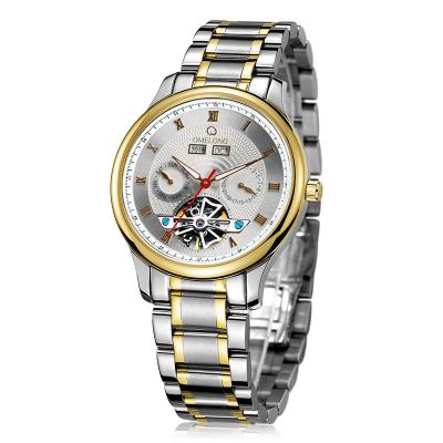 China Reloj mecánico automático BSCI Subdial esquelético de la prenda impermeable 5ATM en venta