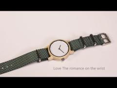 Colorful Nylon Strap Zebra Wood Luxury Custom Logo Unisex Wrist Watch for men and women