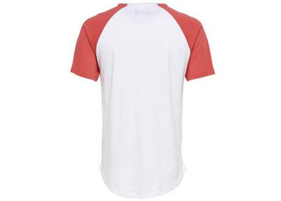 China Extra Long O Neck T Shirt 160 Grams , Short Sleeve Cotton T Shirts Plus Size for sale