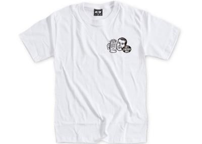 China 180 Gsm White Mens Tee Shirts Custom Size SGS / CNA / CMA Certification for sale