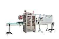 China PLC HMI Automatic Shrink Sleeve Applicator Machine 800BPM Packaging for sale