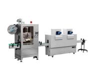 China PLC HMI Automatic Shrink Sleeve Applicator Machine 800BPM Packaging for sale