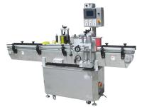 China Servo 60bpm Automatic Round Bottle Labeling Machine 100mm Width Self Adhesive for sale